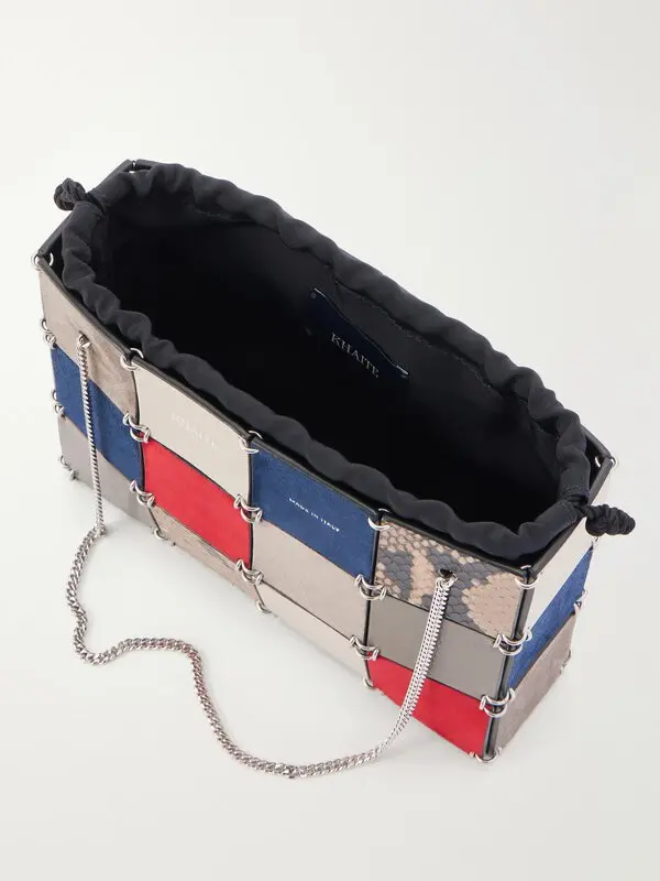 Khaite Emma" Patchwork Leather Mini Bag - Multi