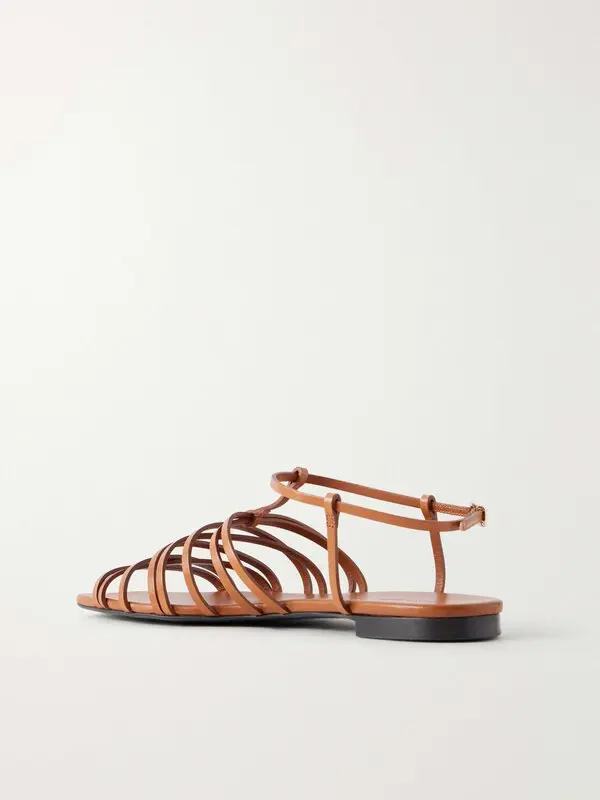 JIL SANDER Hydra Leather Sandals