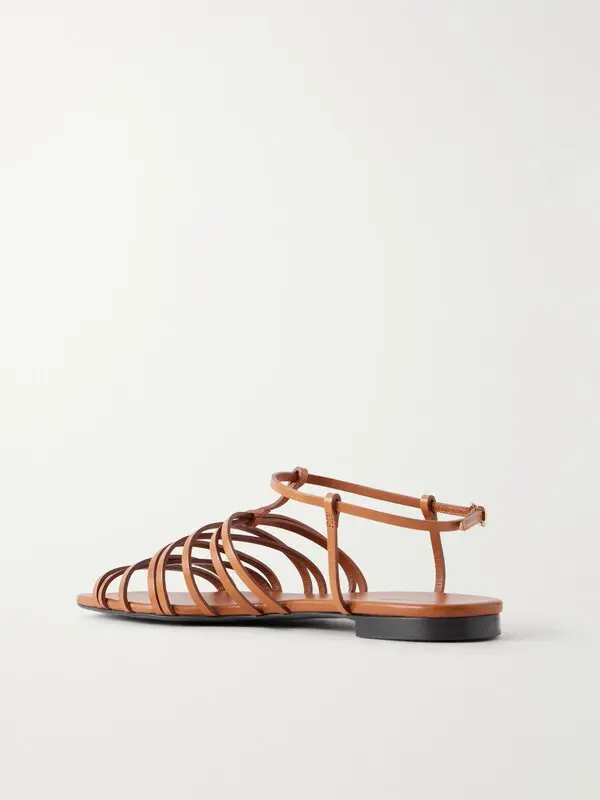 JIL SANDER Hydra Leather Sandals