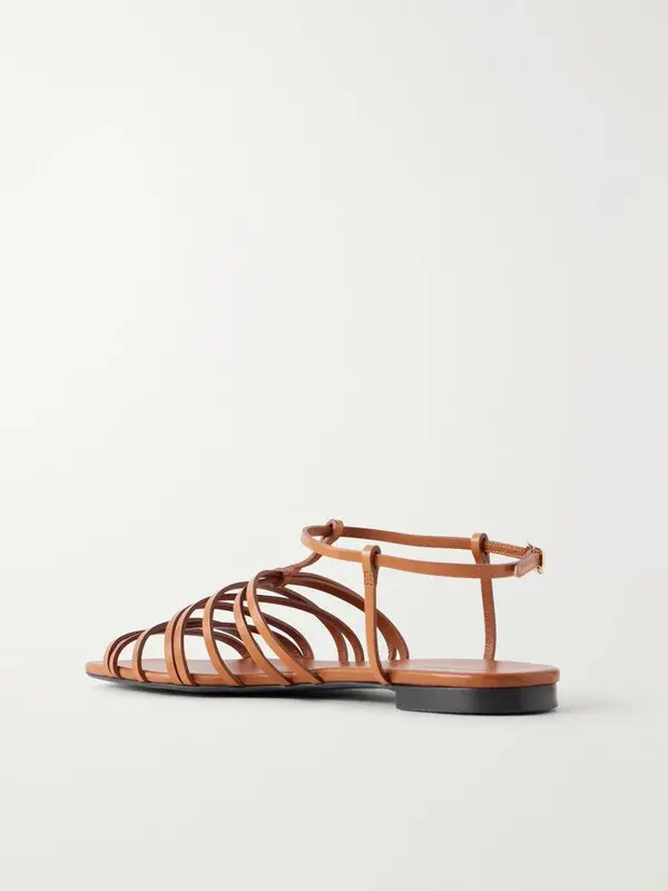 JIL SANDER Hydra Leather Sandals