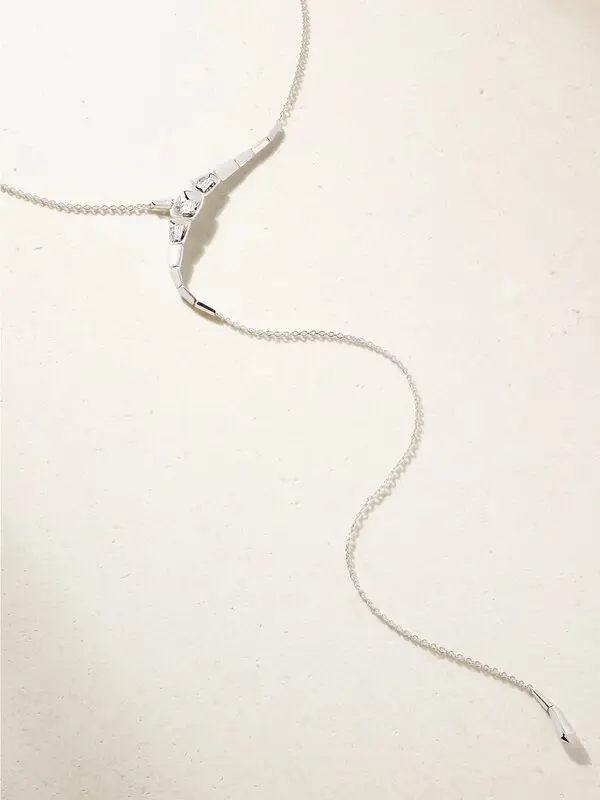 Nikos Koulis 18 Karat White Diamond Necklace