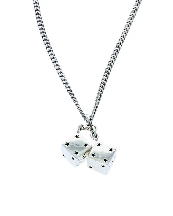 KING BABY STUDIO Sterling Dice Pendant Necklace