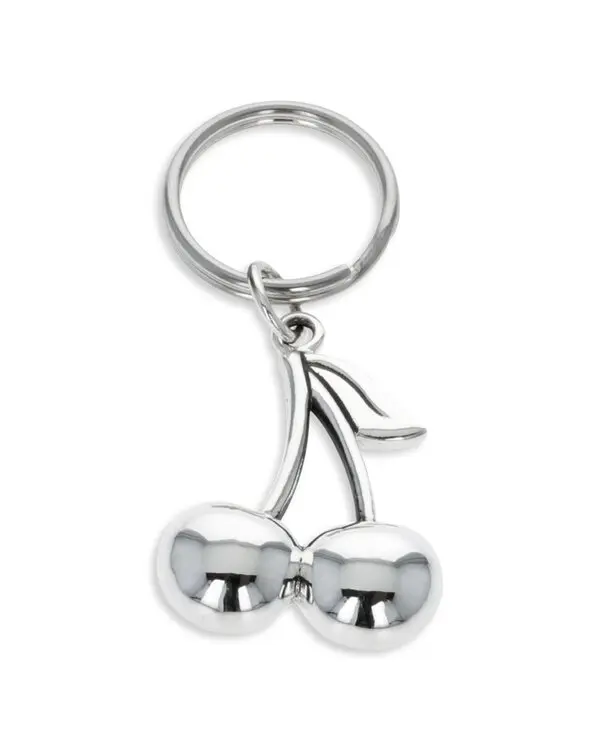 KING BABY STUDIO Sterling High Roller Club Cherries Key Chain