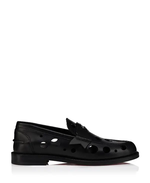 CHRISTIAN LOUBOUTIN The Plato Dots Loafer - Black