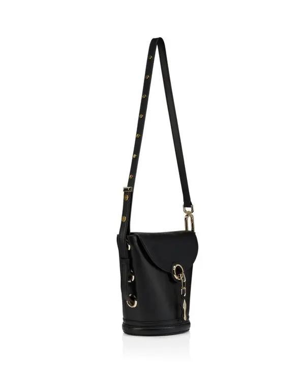 CHRISTIAN LOUBOUTIN Flo Small Shoulder Bag - Black
