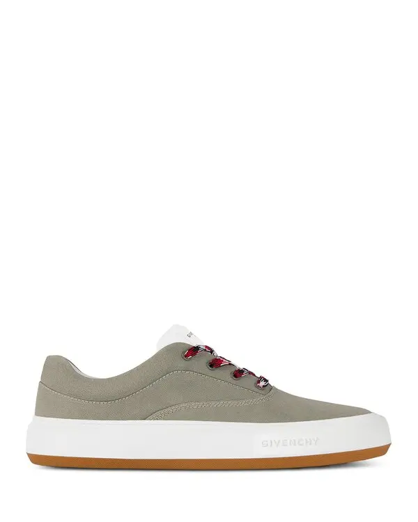Givenchy Suede Leather Lace-up Sneakers - Khaki
