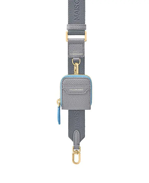 MAISON DE SABRE Utility Strap With Bonbon Charm - Dove Sky