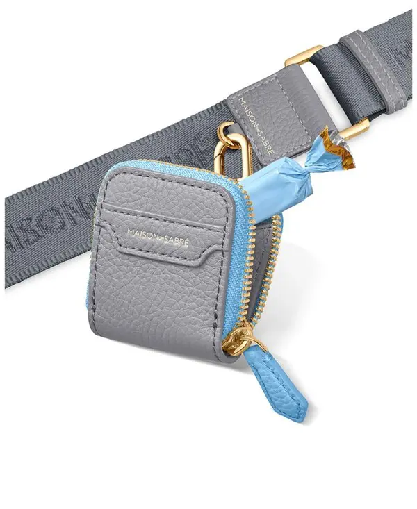 MAISON DE SABRE Utility Strap With Bonbon Charm - Dove Sky