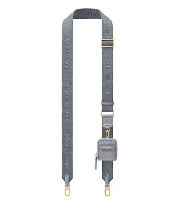 MAISON DE SABRE Utility Strap With Bonbon Charm - Dove Sky