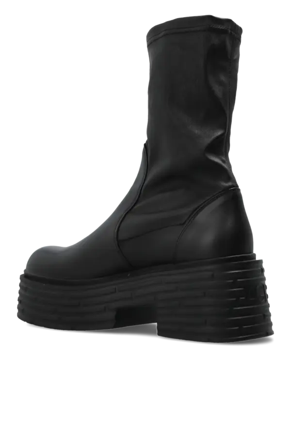 Agl Platform Ankle Boots `lignes