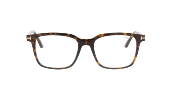 TOM FORD Square Frame Eyeglasses - Tortoise