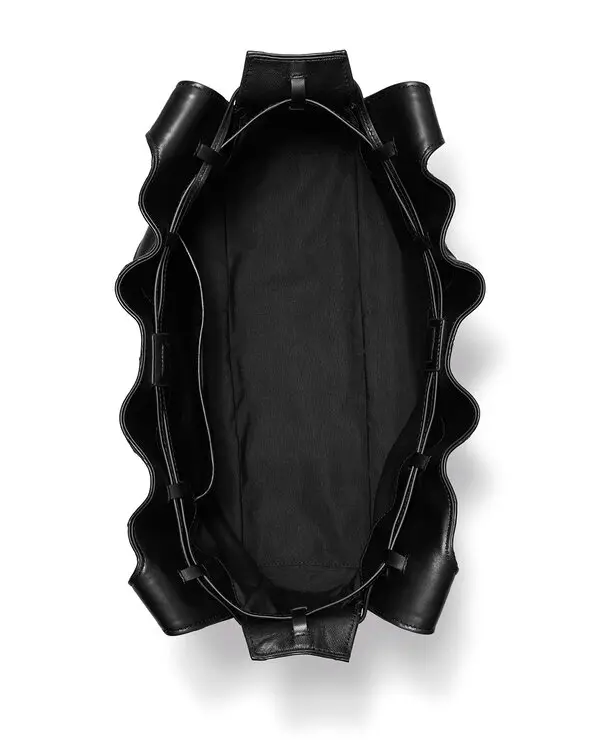 Tory Burch Fleming Large Leather Tote - Black