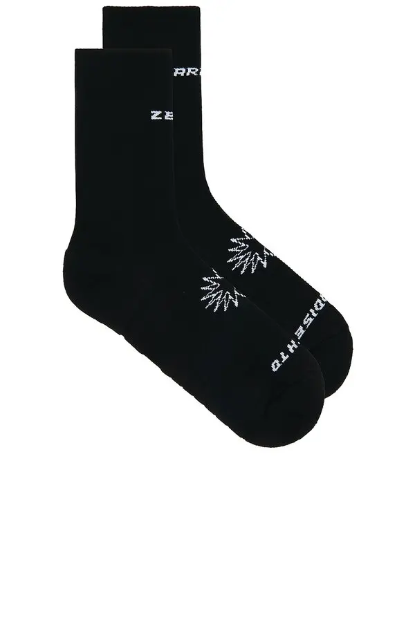 PARADISE ZERO Crew Socks - Black
