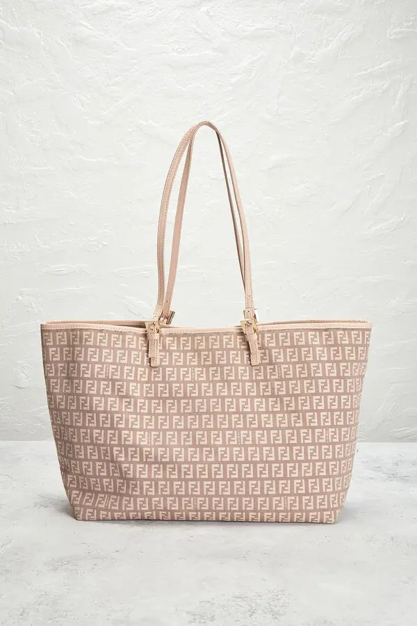 Fendi Zucchino Roll Tote Bag