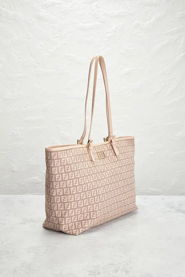 Fendi Zucchino Roll Tote Bag