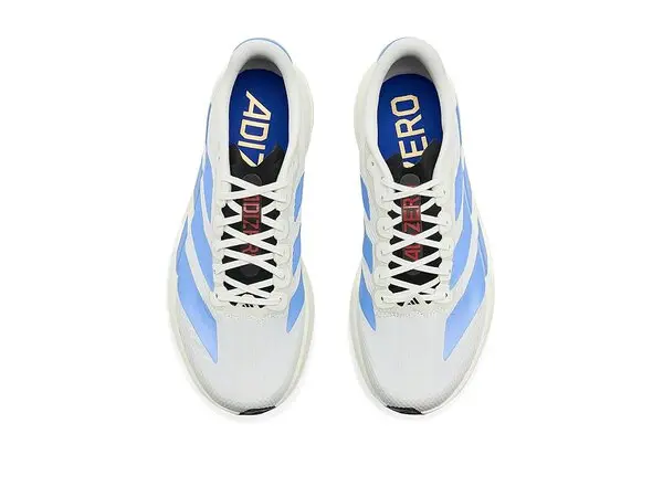 Adidas Adizero Evolution Sl Running Shoes Shoes Off-white/light Blue/off-white