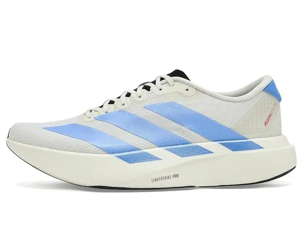 Adidas Adizero Evolution Sl Running Shoes Shoes Off-white/light Blue/off-white