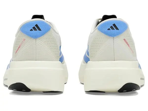 Adidas Adizero Evolution Sl Running Shoes Shoes Off-white/light Blue/off-white
