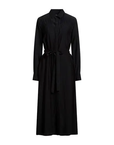 Iceberg Midi Shirt Dress - Black