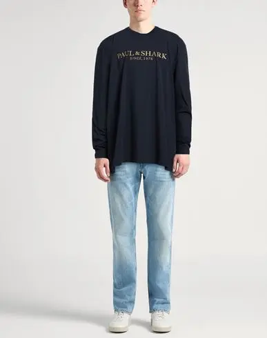Paul & Shark T-shirt Midnight Size Cotton, Elastane - Blue