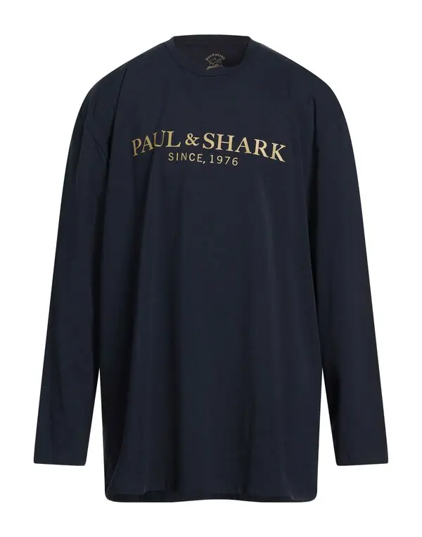 Paul & Shark T-shirt Midnight Size Cotton, Elastane - Blue