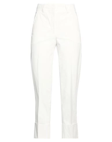 Peserico Tapered Cotton Pants - Ivory