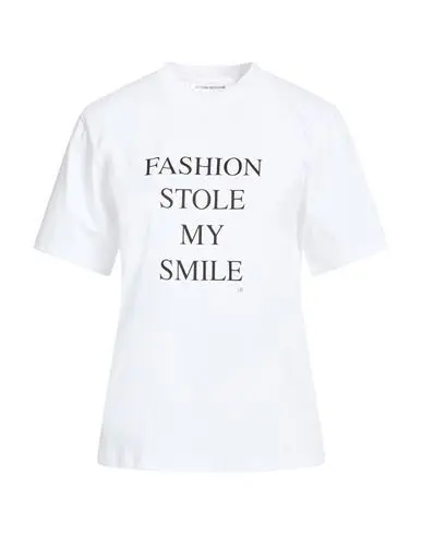Victoria Beckham Organic Cotton Printed T-shirt - White
