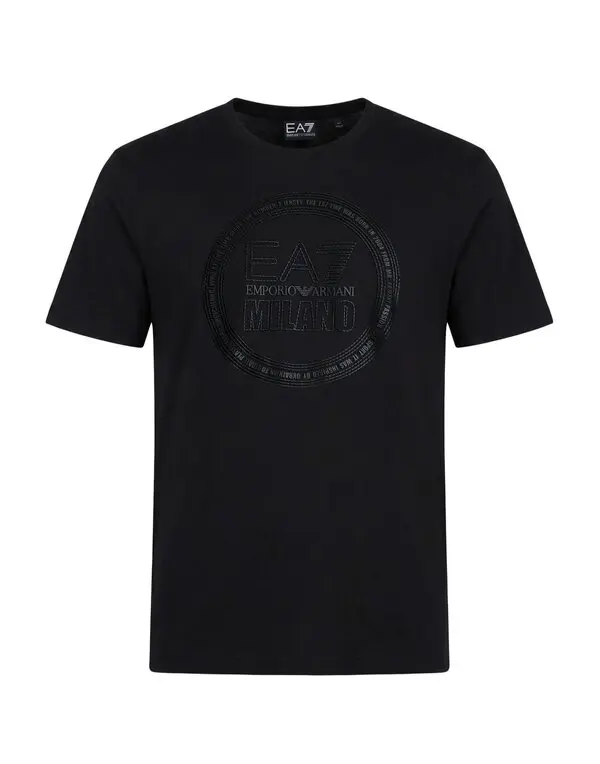 EA7 T-shirt Size Cotton - Black