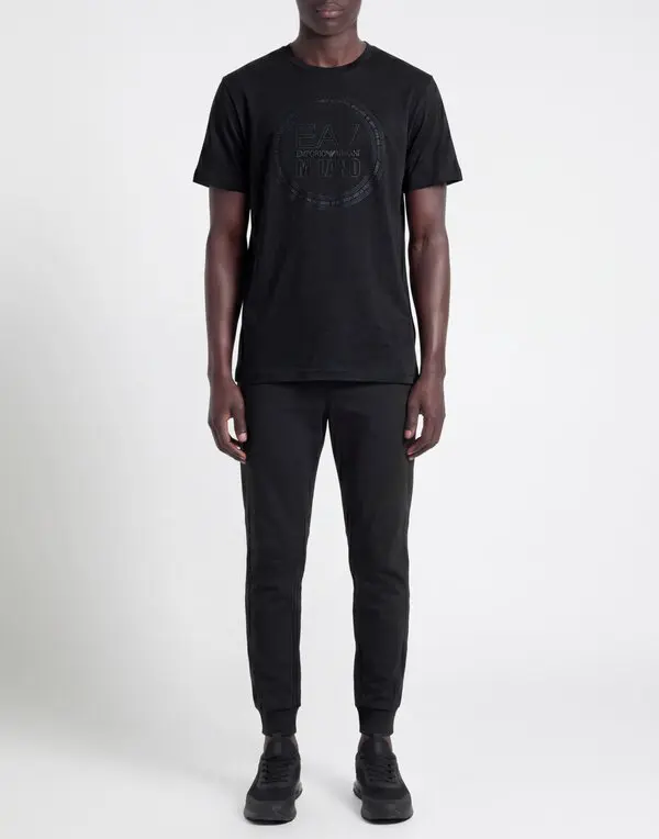 EA7 T-shirt Size Cotton - Black