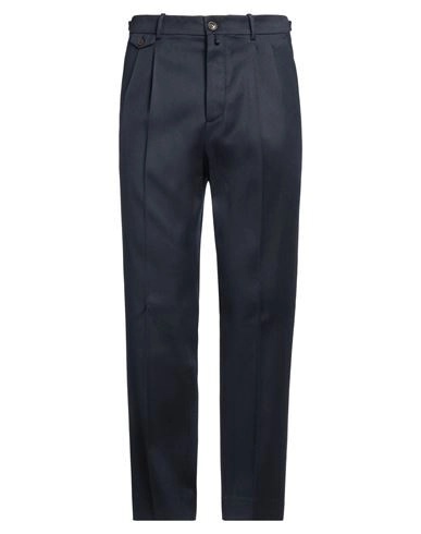 JACOB COHЁN Midnight Virgin Wool Blend Tailored Trousers - Midnight Blue