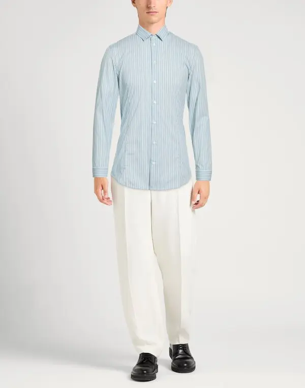 Patrizia Pepe Shirt Sky Size Cotton, Elastane