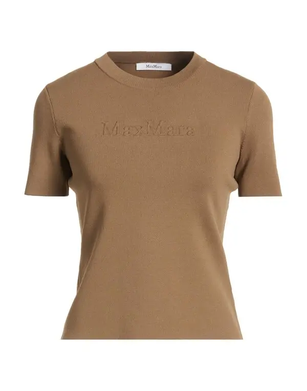 Max Mara Sweater Khaki Size Viscose, Polyamide - Beige