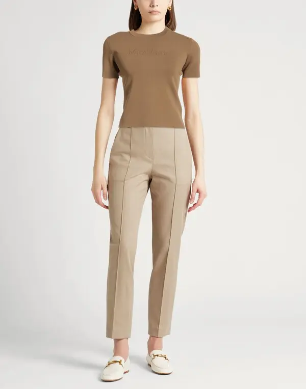 Max Mara Sweater Khaki Size Viscose, Polyamide - Beige