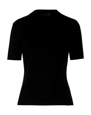 Max Mara Viscose Polyamide Knit Sweater - Black