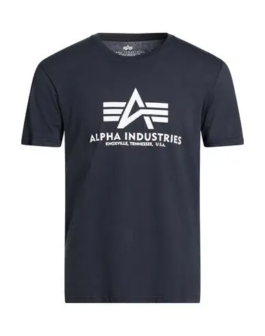 Alpha Industries T-shirt Dark Size Cotton - Blue