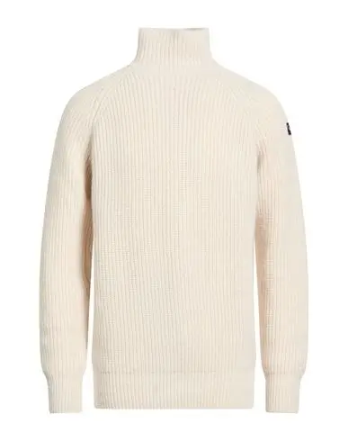 Paul & Shark Turtleneck Cream Size Virgin Wool, Nylon - White
