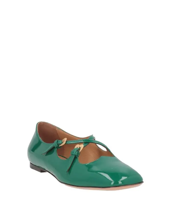 A.BOCCA A. Bocca Ballet Flats Emerald Size Leather