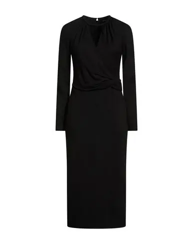Giorgio Armani Midi Dress Size Viscose, Polyamide, Elastane - Black