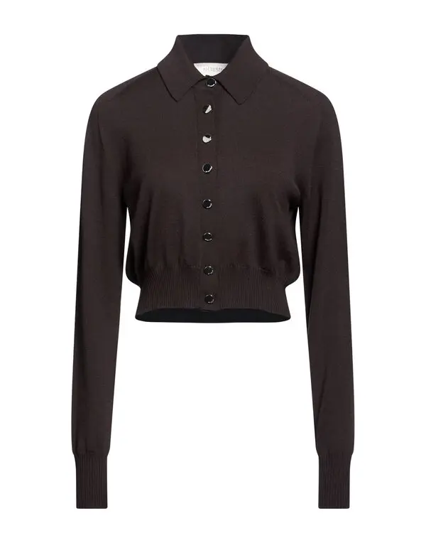 Sportmax Dark Virgin Wool Cardigan