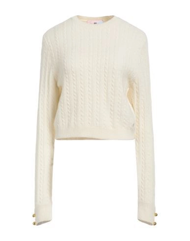 CHIARA FERRAGNI Embellished Wool Blend Sweater - Ivory