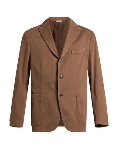 Boglioli Blazer Size Cotton, Elastane - Brown