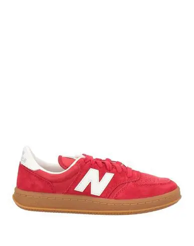 NEW BALANCE Leather Sneakers - Red