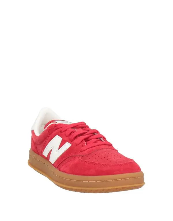 NEW BALANCE Leather Sneakers - Red