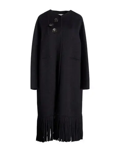 SHIRTAPORTER Coat Charcoal Size Wool, Polyester