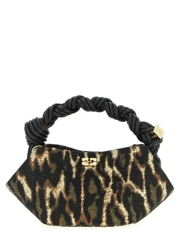 GANNI Metallic Cloque Bou' Handbag