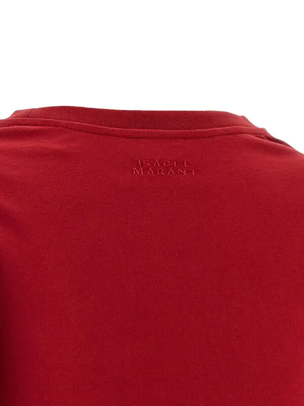 Isabel Marant Étoile Mylda Cotton Jersey Mini Dress - Red