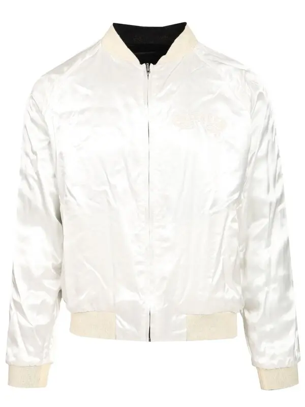 DIESEL® Reversible Satin Bomber Jacket