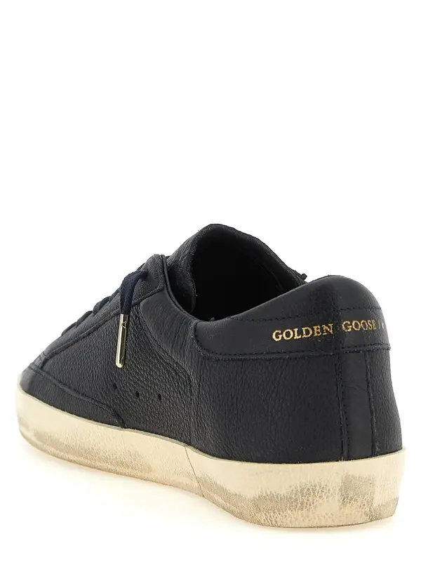 GOLDEN GOOSE Super-star Leather Sneakers - Blue