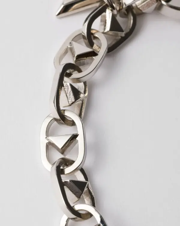 Prada Sterling Chain Bracelet