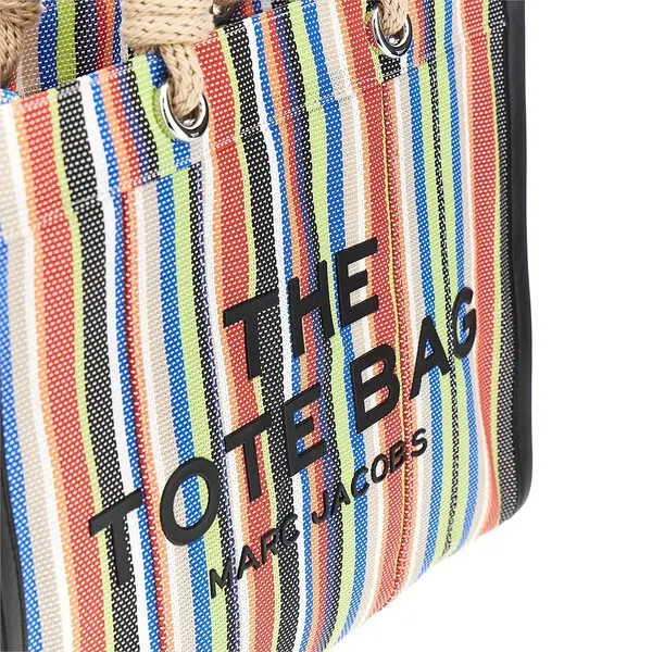 Marc Jacobs Striped Mesh Large Tote Bag